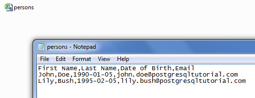 Import CSV File Into PosgreSQL Table Import CSV File Into PosgreSQL Table
